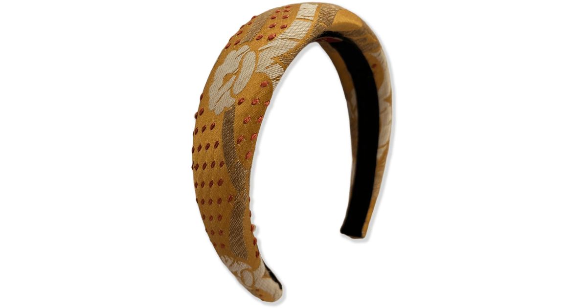 Angie Power Headband in Yellow | Lyst UK