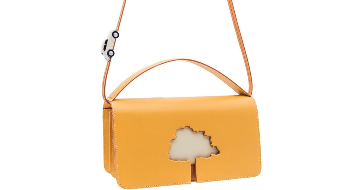 Absurde Neutrals Speed Limit Medium Bag in Yellow | Lyst