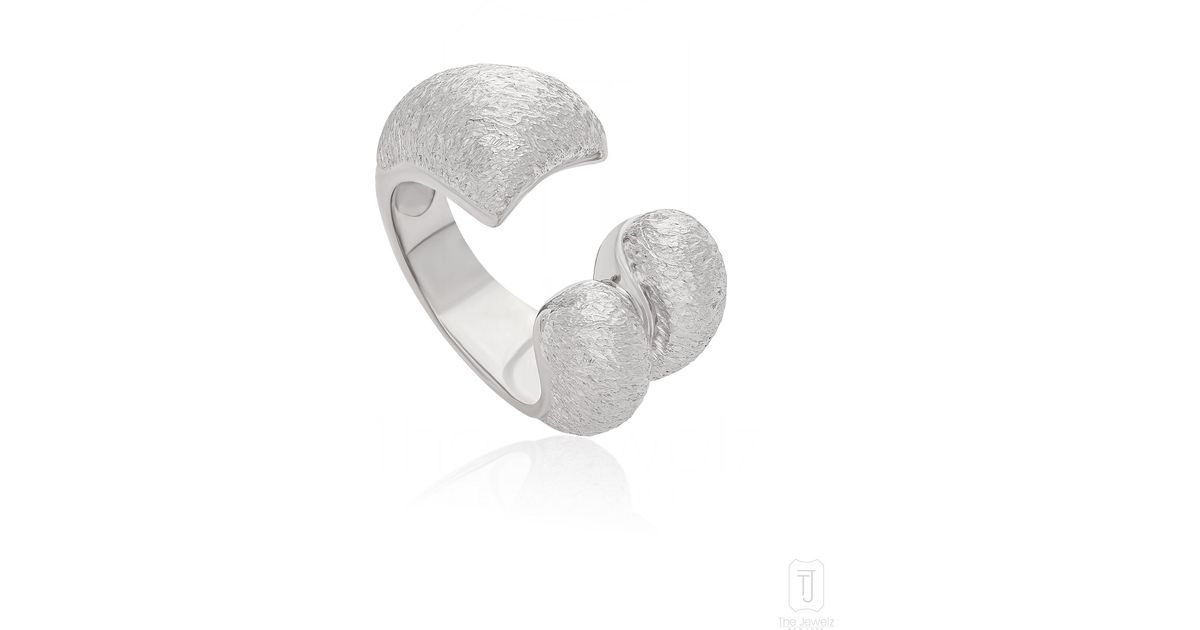The Jewelz Chroma Arc Ring in Metallic | Lyst