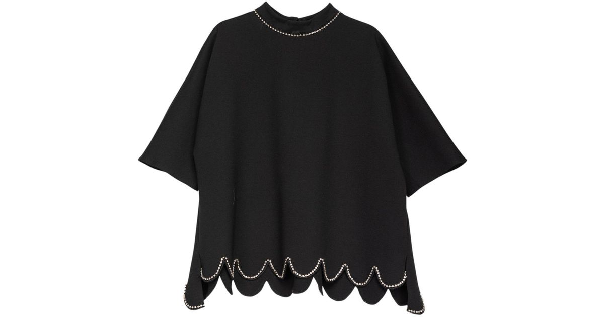 Niza Plain Shirt With French Sleeves in Black | Lyst UK