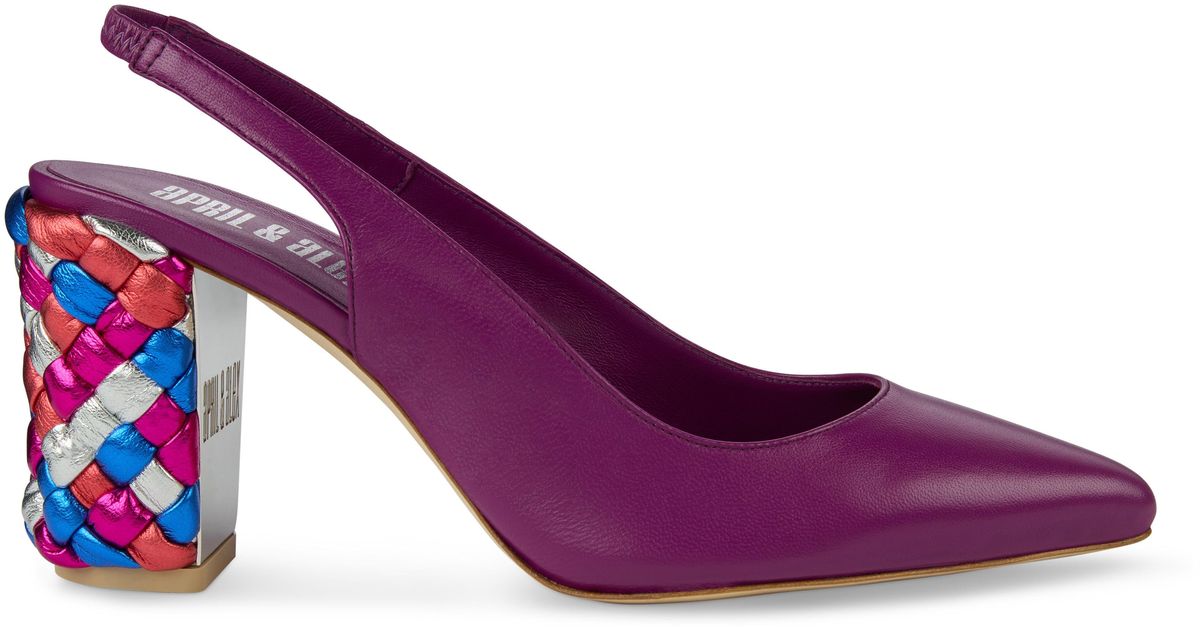 April & Alex Alexa Sling in Purple | Lyst UK