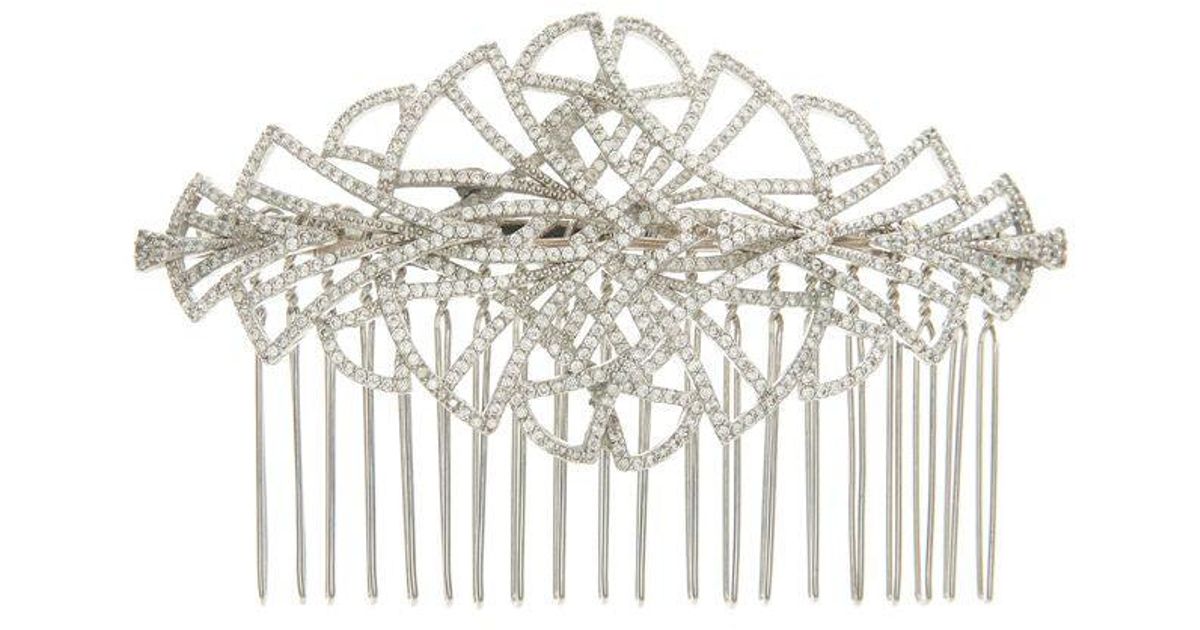 Stephanie Browne Australia Empire Comb in White | Lyst UK