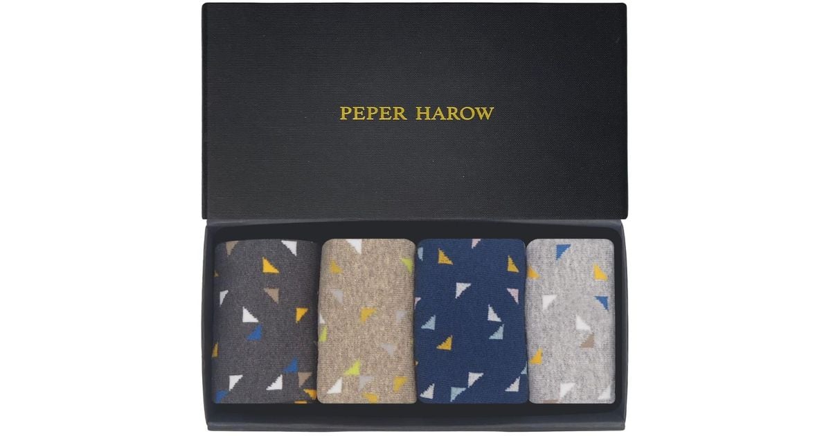 Peper Harow - Made in England Trilateral Gift Box in Blue for Men | Lyst