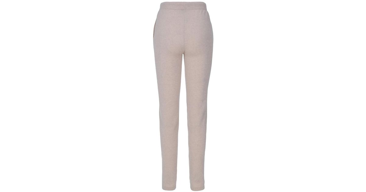 tirillm Alma Cashmere Jogging Pant, Melange in Grey | Lyst UK