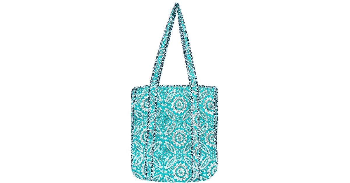 Inara Mediterranean Mosaic Tote Bag in Blue | Lyst UK