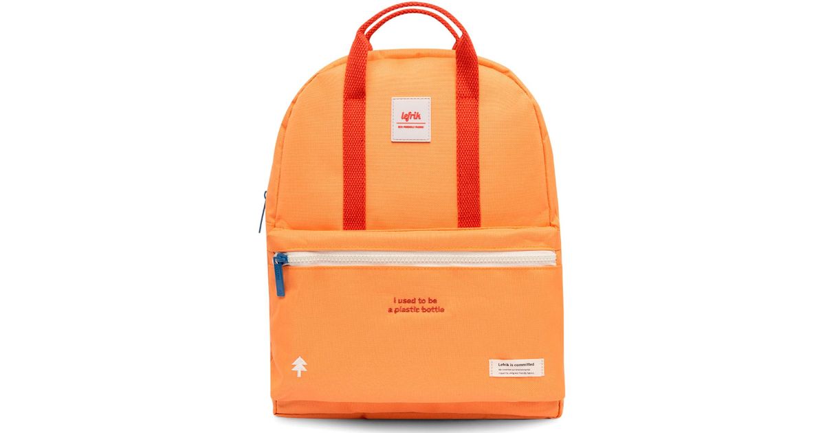 Lefrik September Classic Backpack Suzy in Orange | Lyst