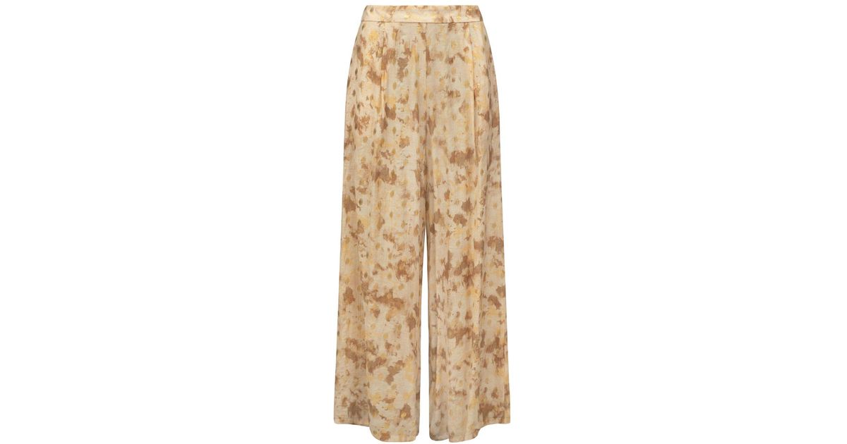 Traffic People Rush Evie Trousers in Natural | Lyst
