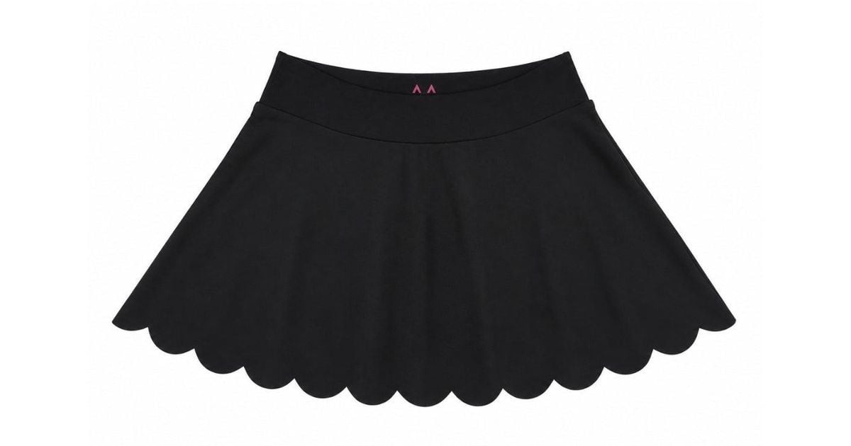 Altra Volta Smiley Tennis Skirt in Black | Lyst UK