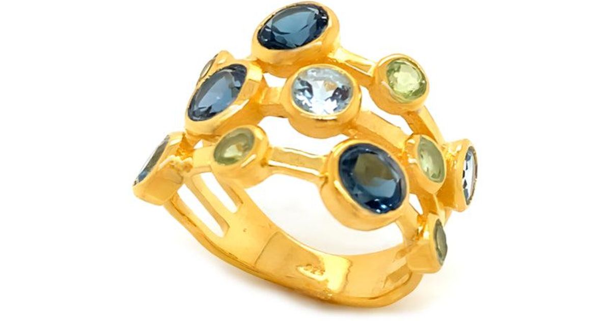 GEM BAZAAR The Juliet Ring in Metallic | Lyst