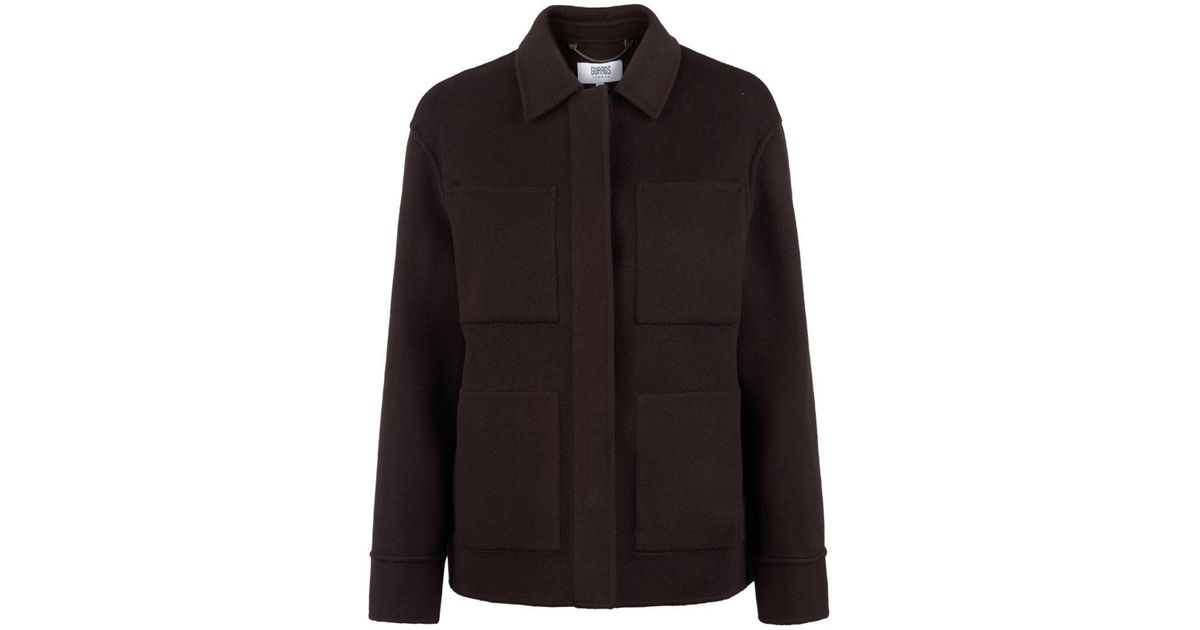 Guards London Joanna Wool Cashmere Short Jacket in Black | Lyst UK