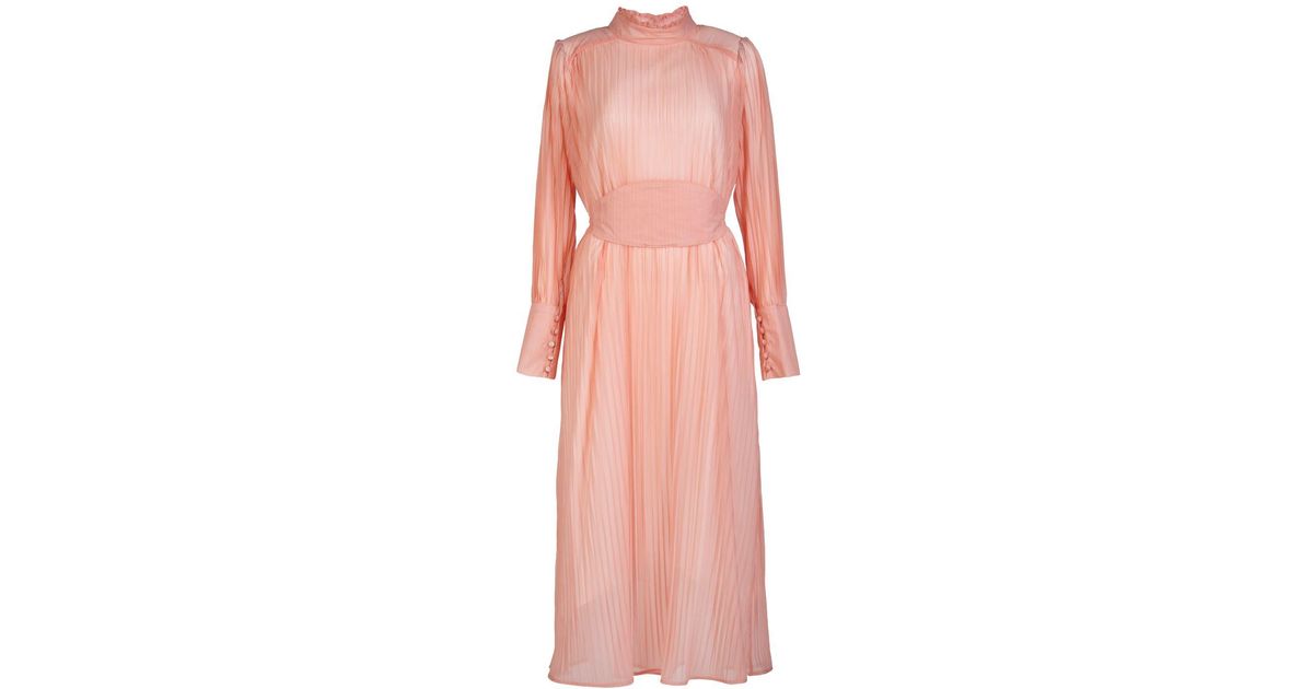 NUMBAT Dorothy Vintage-Inspired A Full Pleated Dress in Pink | Lyst