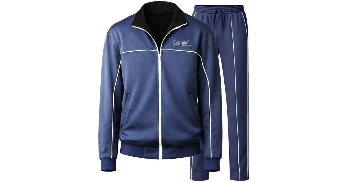 Freak Vault Astal Tracksuit Set in Blue for Men | Lyst UK
