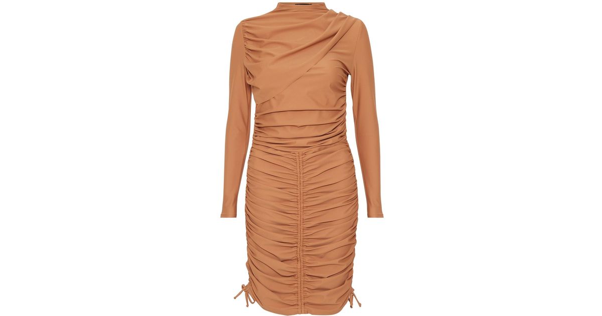 Lanuuk Neutrals / / Isla Swim Dress in Brown | Lyst