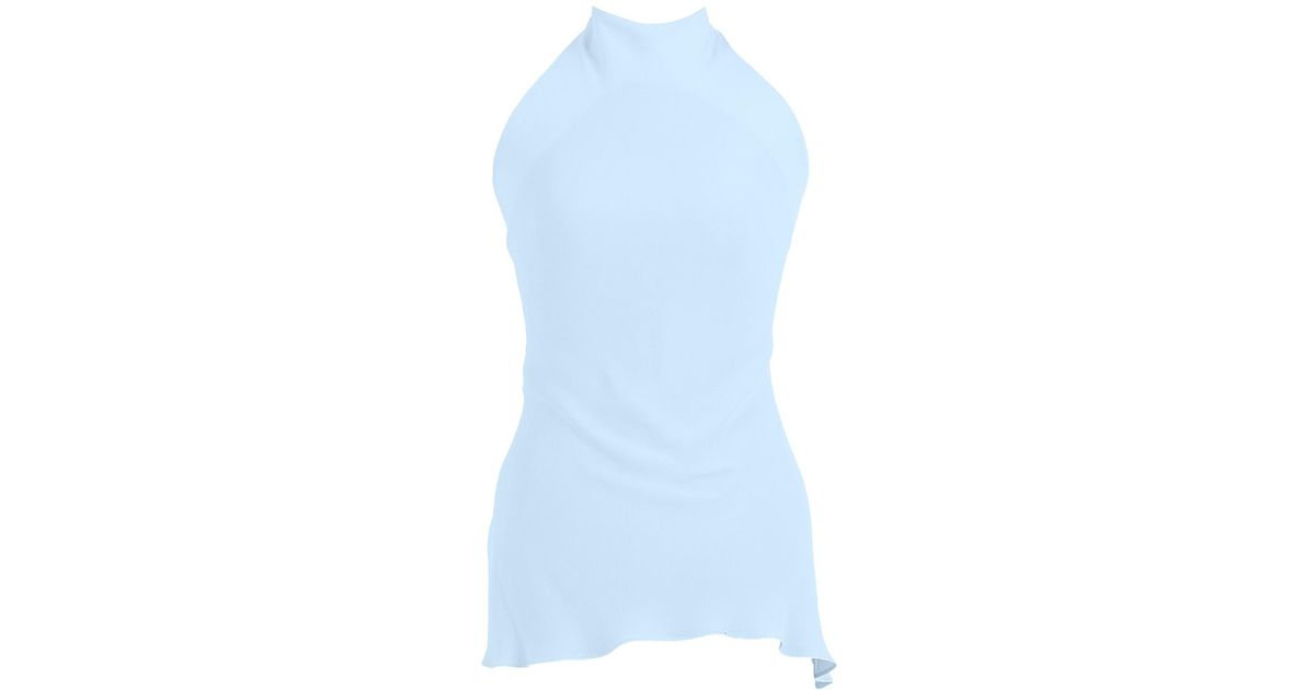 The Ethos Studio Alica Top in Blue | Lyst