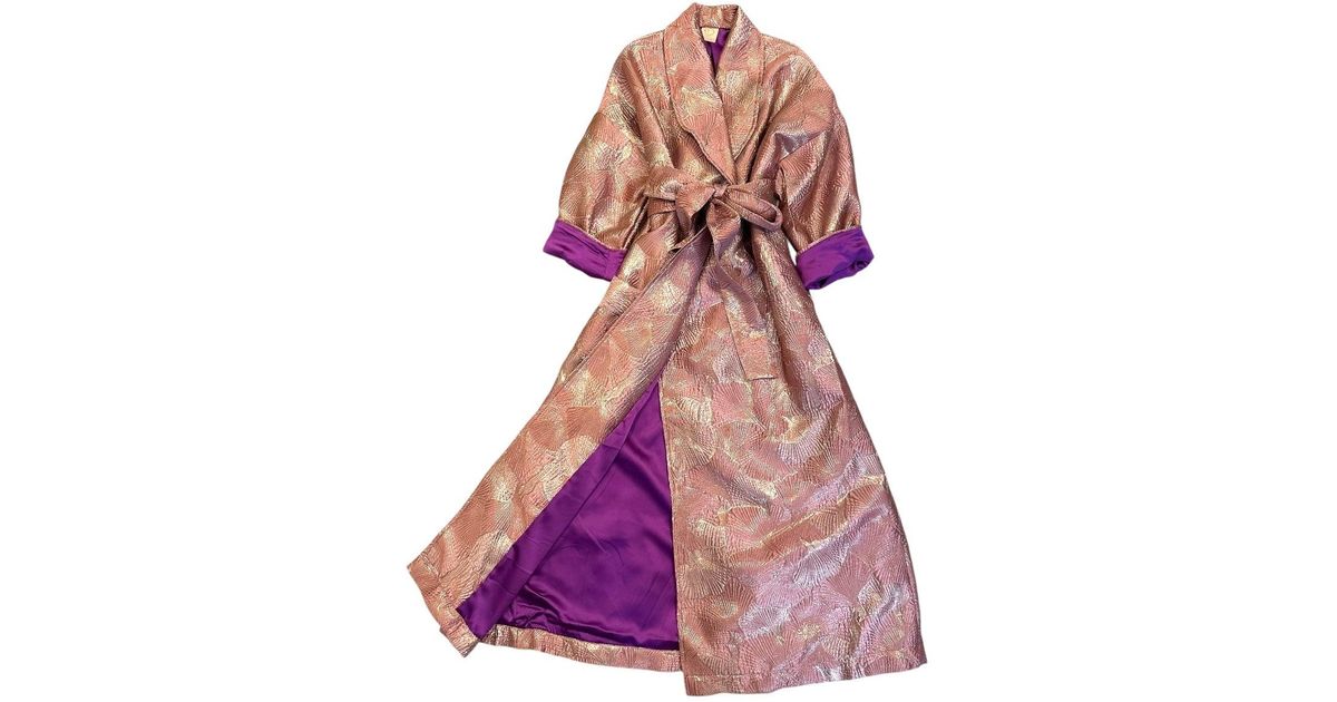 Julia Clancey Luxe Lilly Opera Dress Coat in Pink | Lyst UK
