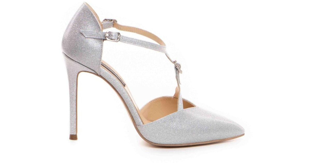 The 5Th Element Freya T-Strap Pumps in White | Lyst UK