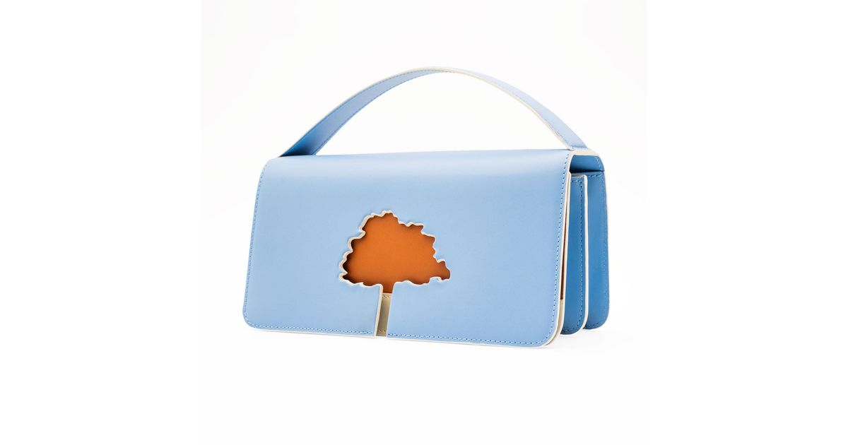 Absurde Speed Limit Leather Bag in Blue | Lyst