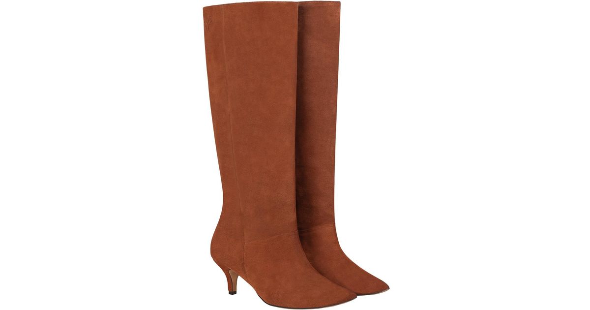 Mandragora Suede Boots Alore Caramel in Brown | Lyst UK