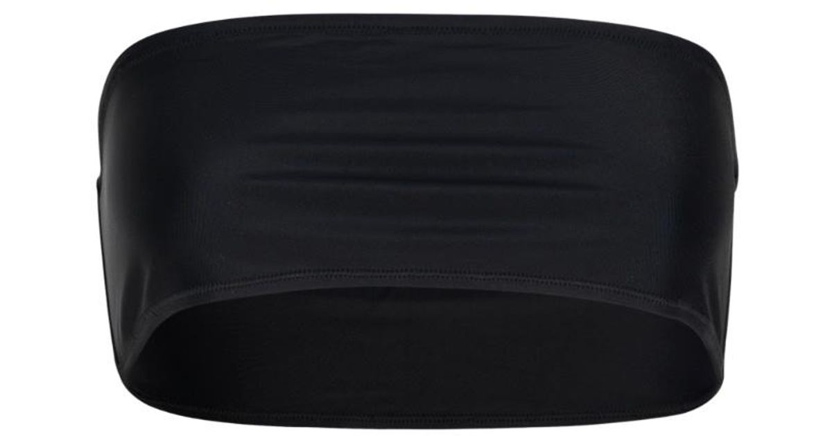 Circular Path Bandeau Top in Black | Lyst UK