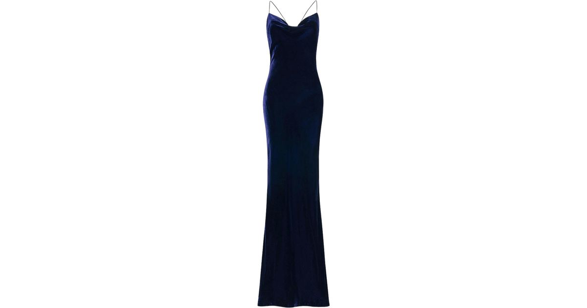 Pretty Eccentric Siren Maxi Dress in Blue | Lyst UK