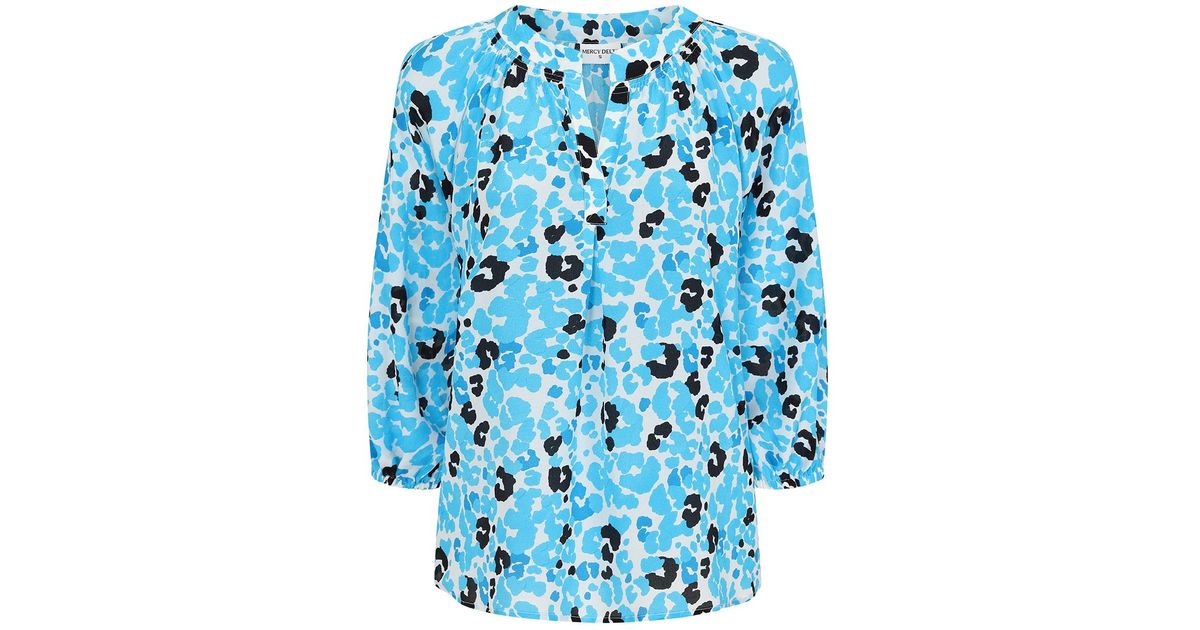 Mercy Delta Clevedon Shirt Pina Colada Aqua in Blue | Lyst