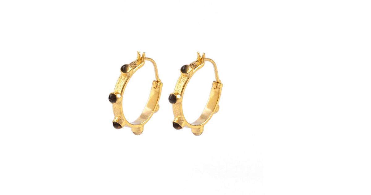 Goddess Charms Solar Plexus Chakra Earrings in Metallic | Lyst UK