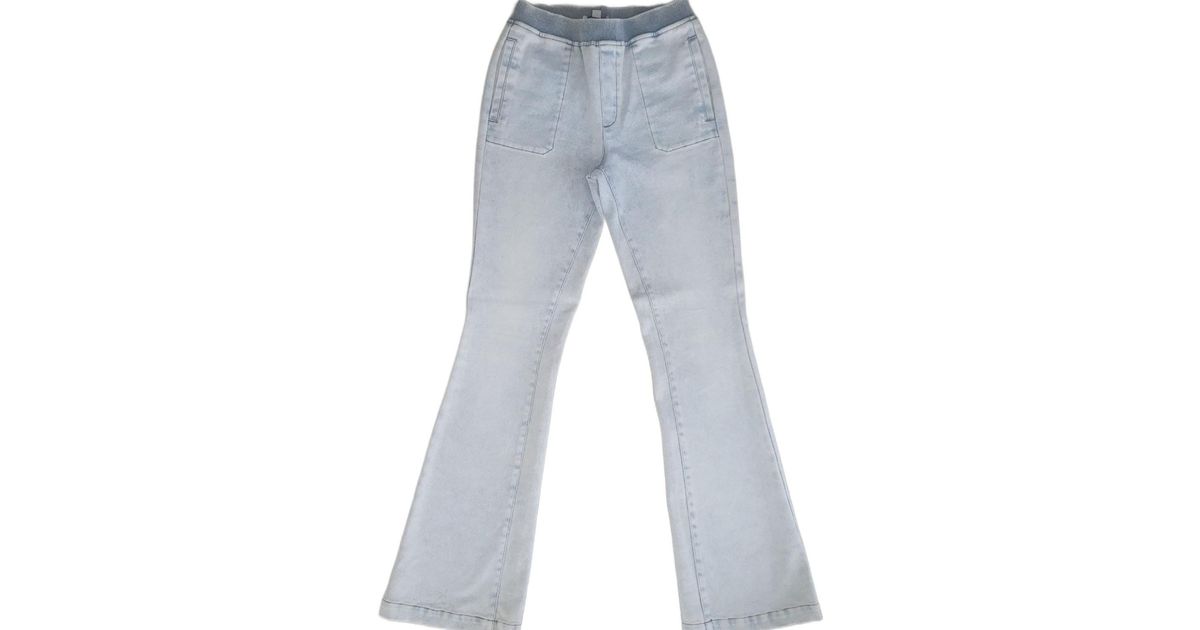 Circular Path Calista Terry Pull On Jean in Blue | Lyst