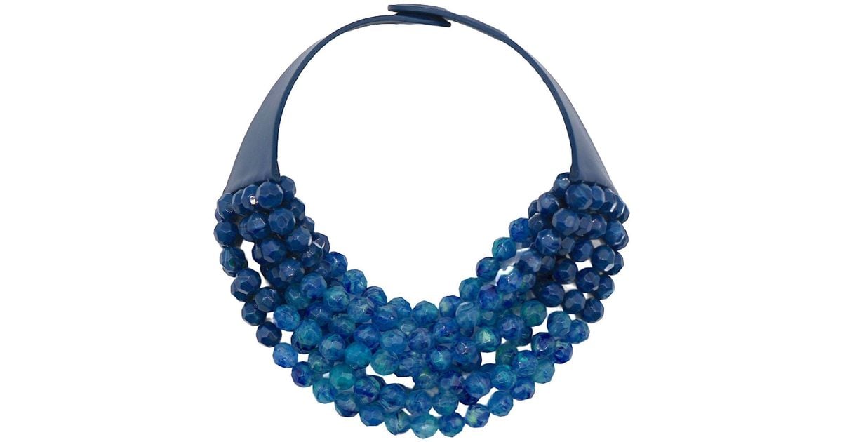 Fairchild Baldwin Bella Gradated Necklace in Blue | Lyst UK