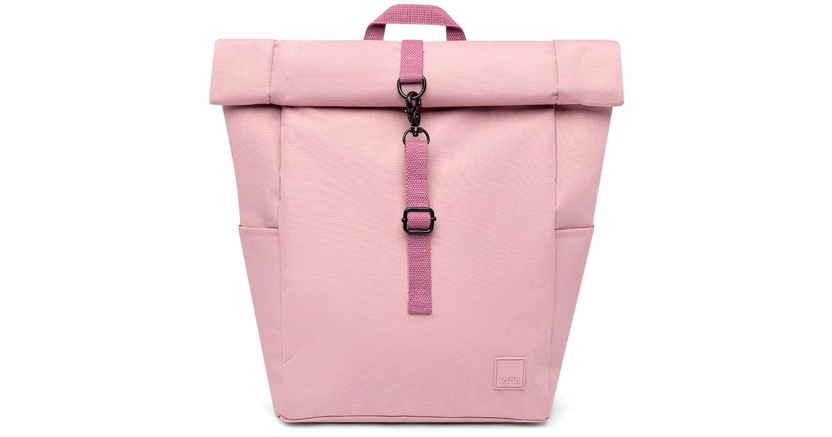 Lefrik Roll Mini Backpack Mauve in Pink | Lyst