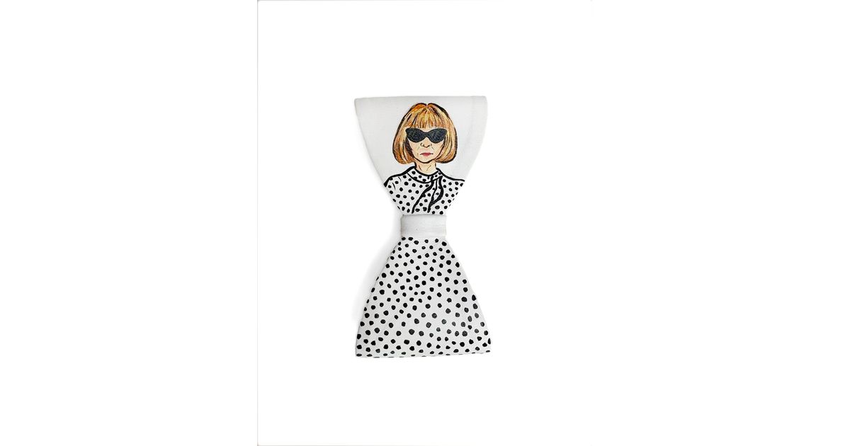 Nafari Moda Anna Bow in White | Lyst UK