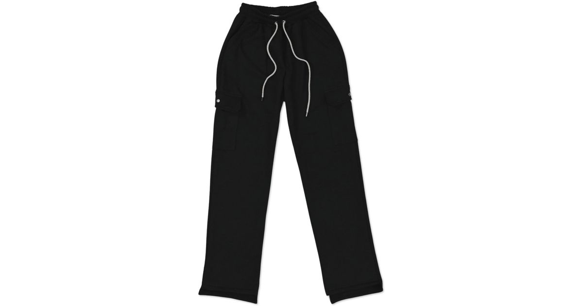 Bradford Row Osiris Offset Cargo Pant in Black | Lyst