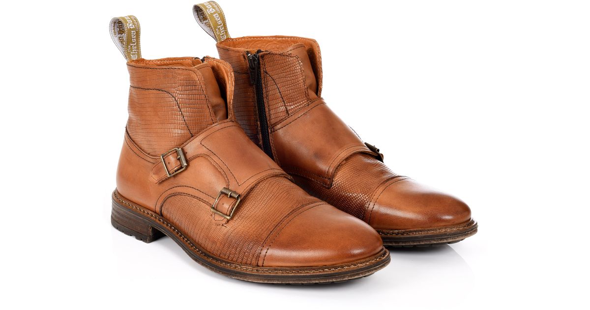 The Chelsea Boot Co Est. 1851 Double Buckle in Brown for Men | Lyst