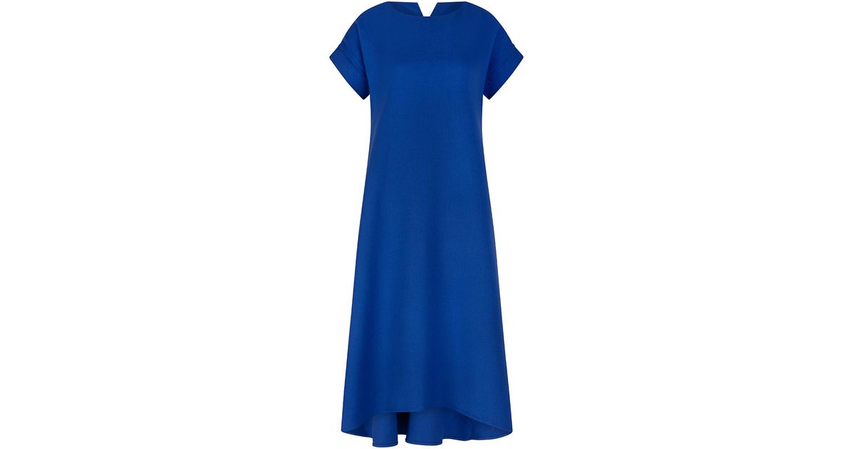 Clothes by Locker Room Relaxed Midi Dress in Blue | Lyst