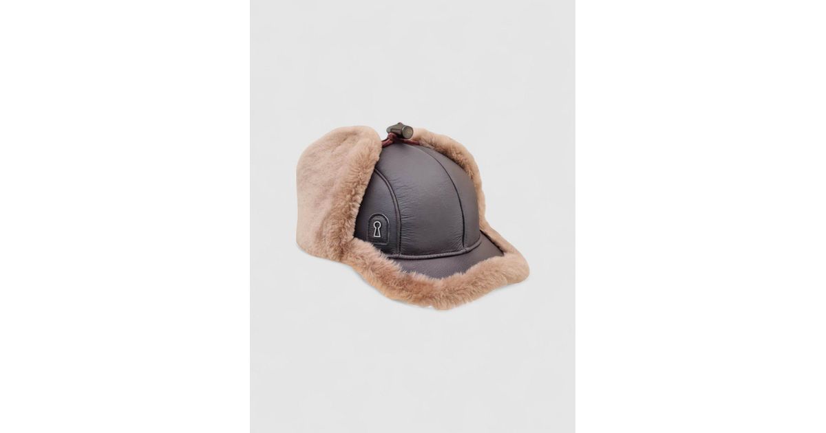 Mister Miller - Master Hatter Neutrals Fisken's Reversible Shearling ...