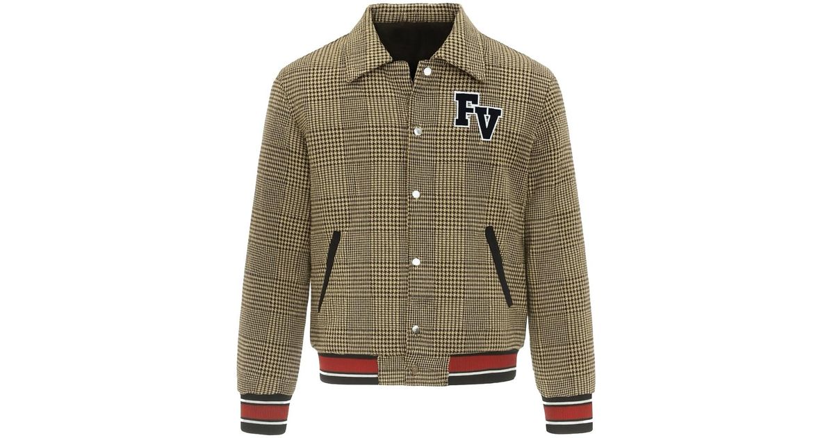 Freak Vault Fv Vasity Bomber Jacket in Green for Men | Lyst