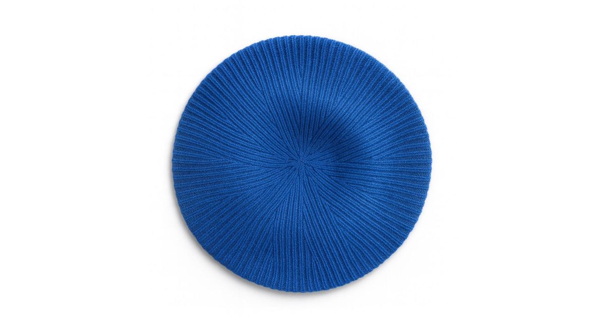 BEIRA Wool & Cashmere Beret in Blue | Lyst UK