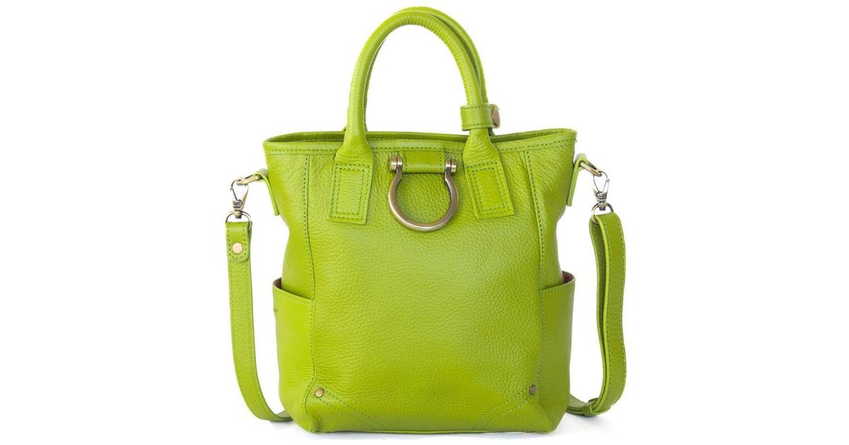 Sapahn Chloe Mini Convertible Backpack & Crossbody in Green | Lyst