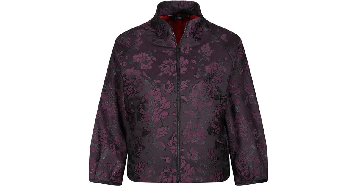 Lioness by Tf Flowered Jacket in Purple | Lyst