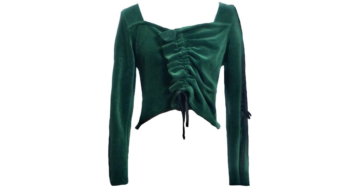 Solai Forest Nymph Top in Green | Lyst