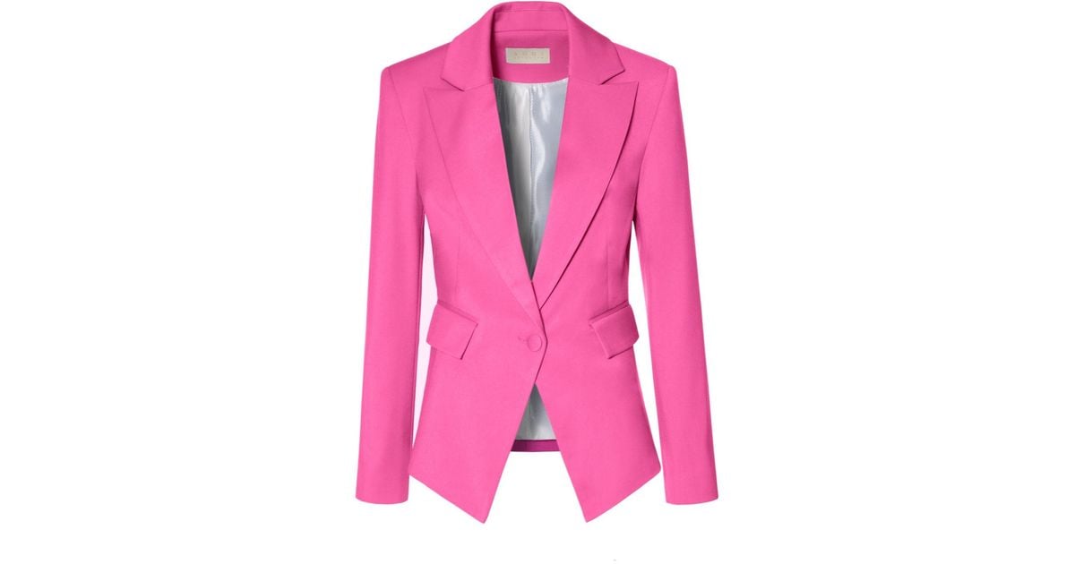 AGGI by HALEWSKI Angela Very Berry Single Breasted Feminine Blazer in ...