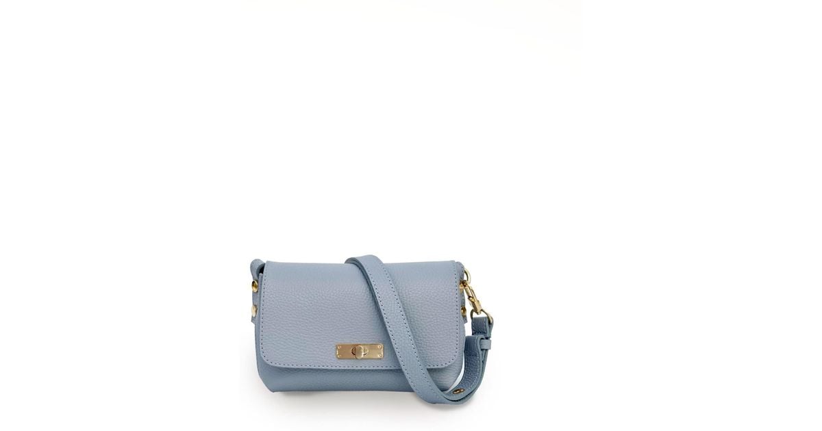 Apatchy London The Maisie Sky Leather Bag in Blue | Lyst