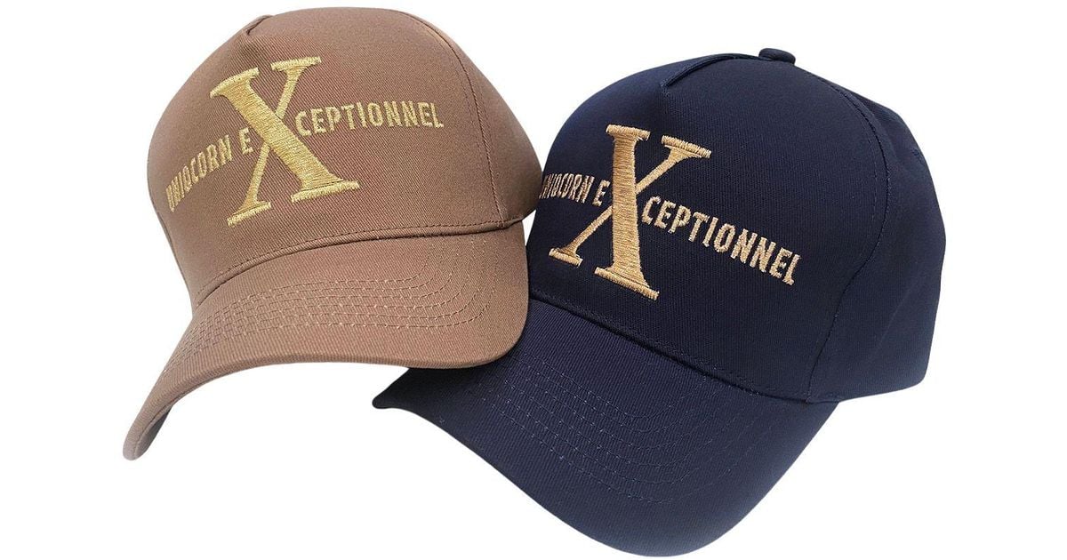 Uniqcorn Exceptionnel Neutrals Statement Cap Exceptionnel in Blue | Lyst UK