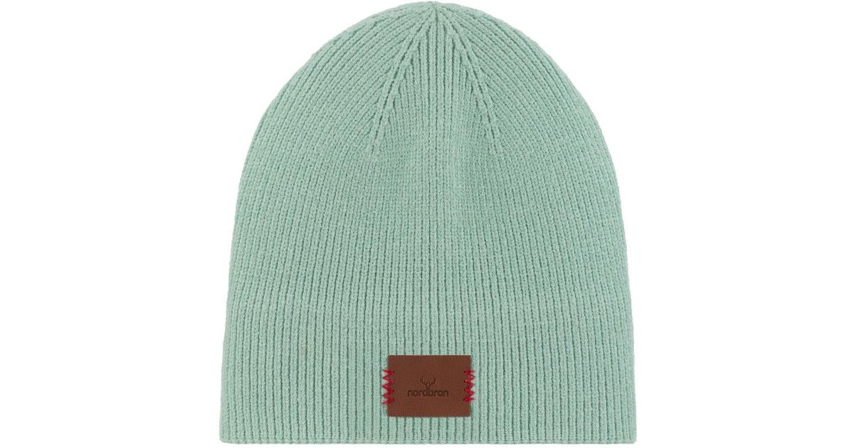 Norbron Saxa Mint Beanie in Green | Lyst UK
