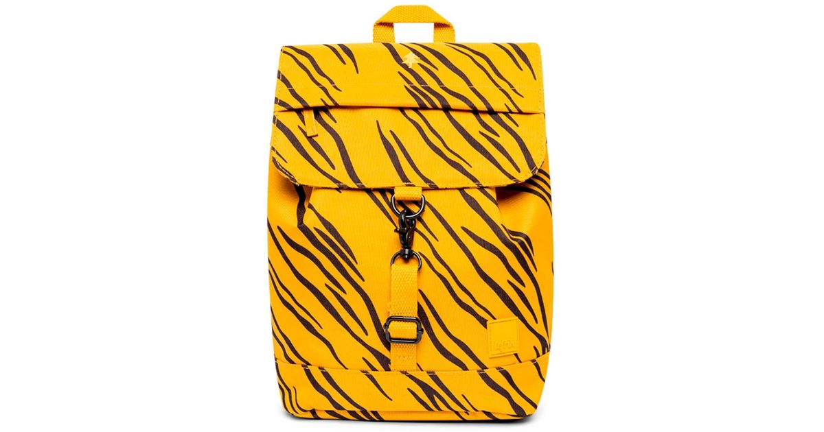 Lefrik Scout Mini Backpack Tiger in Yellow | Lyst