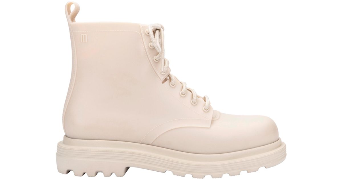 Melissa Neutrals Coturno Soft Boot in Natural | Lyst