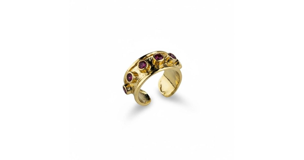 La Pluie Jewellery Livia Ring in Metallic | Lyst