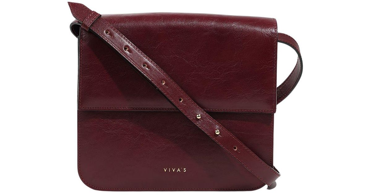 Viva's Irma Crossbody Bag Brick in Purple | Lyst