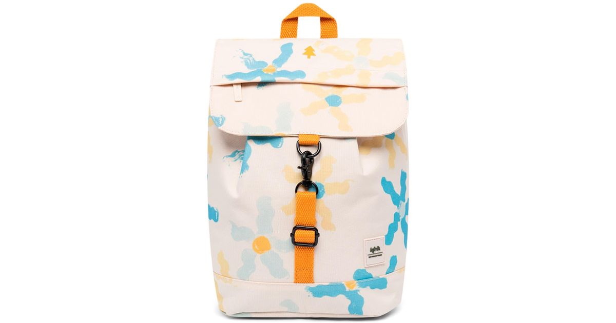 Lefrik Scout Mini Backpack Daisy in White | Lyst