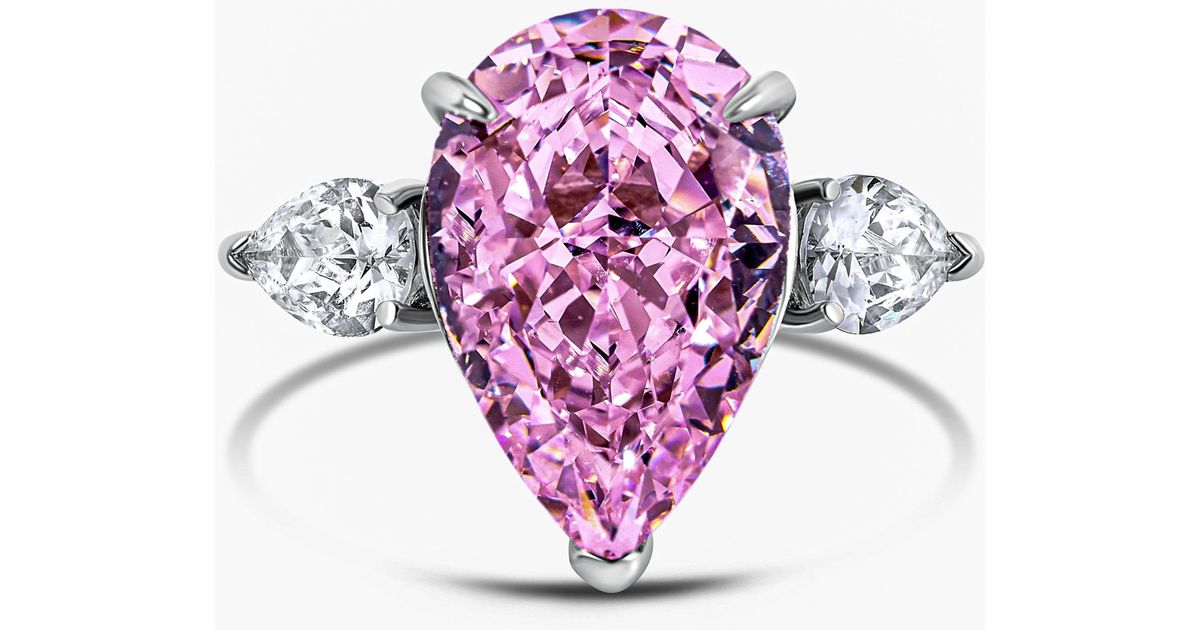 Viviana Halil The Georgina Ring in Purple | Lyst