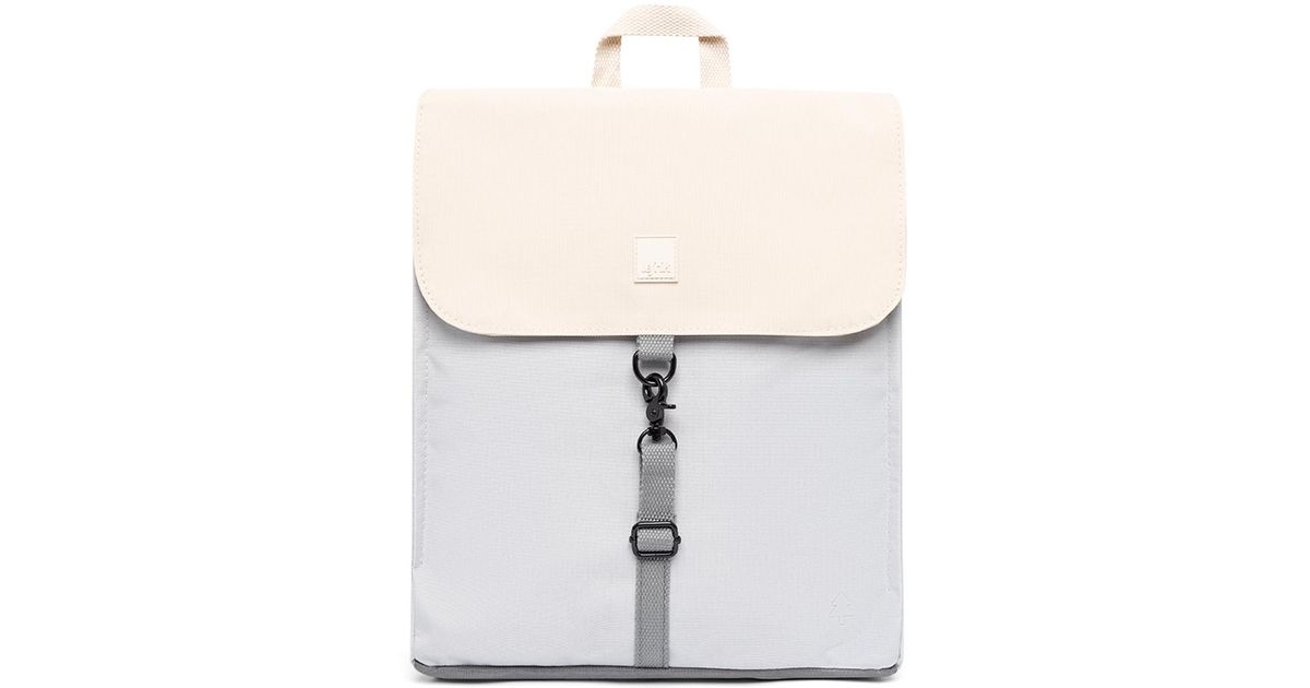 Lefrik Handy Mini Backpack Concrete Block in White | Lyst